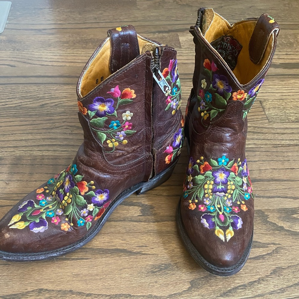 Old Gringo Women’s Embroidered Short Cowboy Boots - Gem